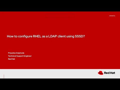 How to configure Red Hat Enterprise Linux as a LDAP client using SSSD