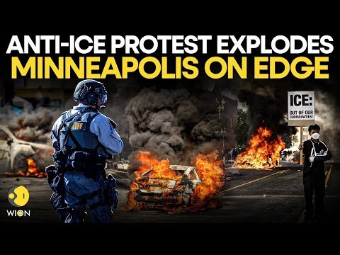 Anti-ICE Protest LIVE: Minneapolis On Edge After US Immigration Officer Shoots Venezuelan Man | WION