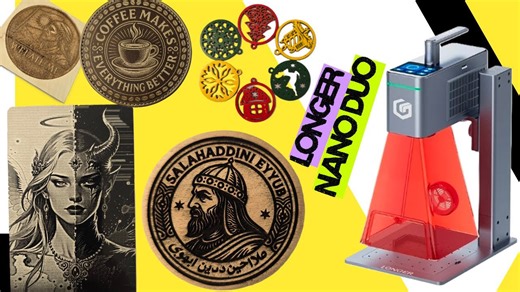 Longer Nano Duo laser engraver real life test