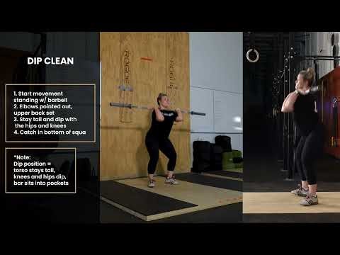 Dip Clean | Olympic Weightlifting Exercise Demo