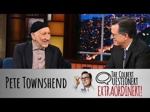 Pete Townshend Takes The Colbert Questionert
