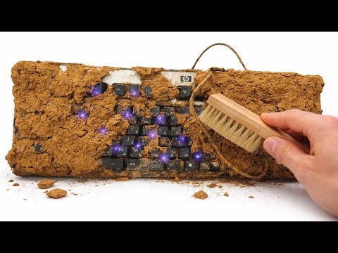 Satisfying Keyboard Cleaning | ASMR Sounds