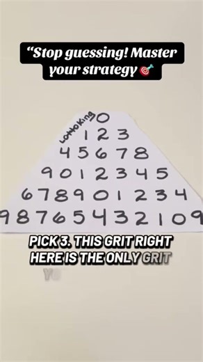Master your strategy on Lottery Pick 3. 🎯#shorts#lottery#strategy