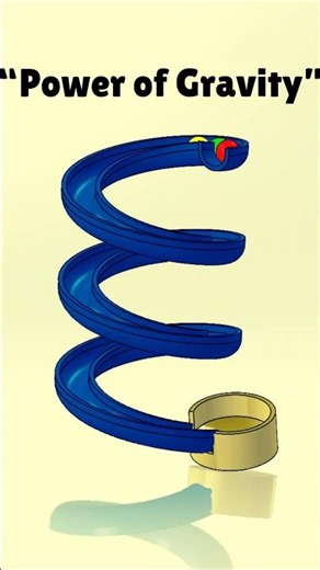 Gravity Motion Study | Solidworks Animation #solidworkstutorial #motionstudy #art