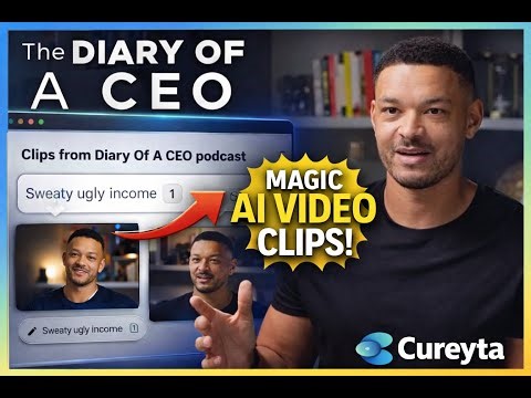 Turn Long Podcasts into Viral Clips with Cureyta (Diary of a CEO Sweaty, Ugly Income)