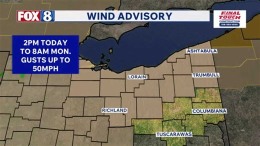 Tracking: Wind gusts up to 50 mph