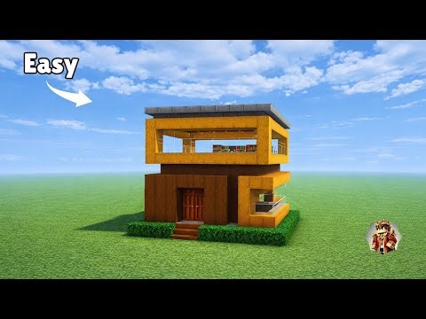 Minecraft: How to Build a Ultimate Starter Modern House Tutorial |Easy Build 🏠