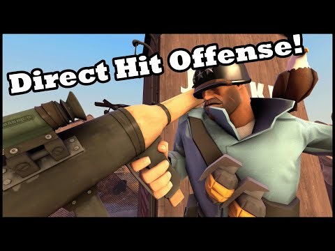 Direct Hit Soldier! Team Fortress 2 Soldier Gameplay