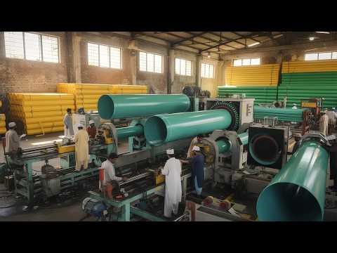 Incredible Manufacturing Process of GIANT PVC Pipes | Inside a Massive Factory