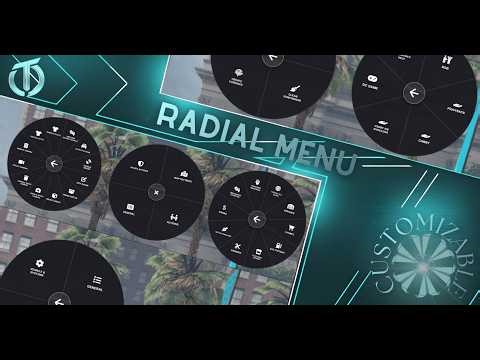 FiveM Advanced Radial Menu - Standalone QB / QBX / ESX - 0tick Scripts