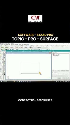 STAAD Pro Surface Tutorial | Complete Guide (Beginner to Pro)