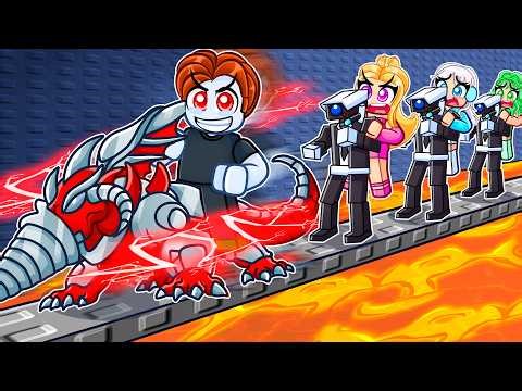 I Pretended to be a noob then used OP TITAN DRILLMAN In +1 Skibidi Escape!