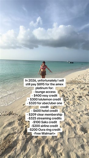 One thing I am keeping the same in 2026, keeping my Amex platinum card! #amex #americanexpress #amexplatinum