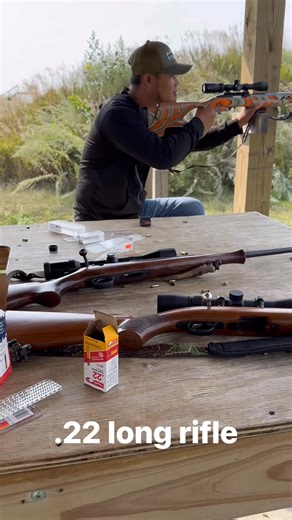 Outdoor Gun range # shooting.22 long rifle | Yoe Tha