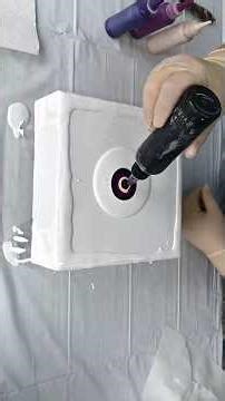 Beautiful 3D Flower 🌸 #acrylicpouring #fionaart #flowers