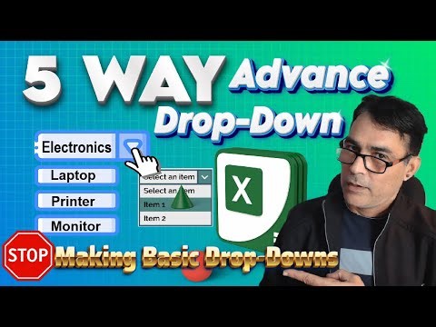 These 5 Advanced Dropdown List Methods and Become Excel Expert | Stop Making Basic Drop-Downs!