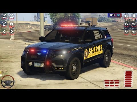 Real Citv Police Car Chas-City Streets Full of criminals