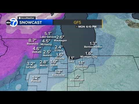 Live Radar: Blizzard Warning in effect for parts of Chicago area