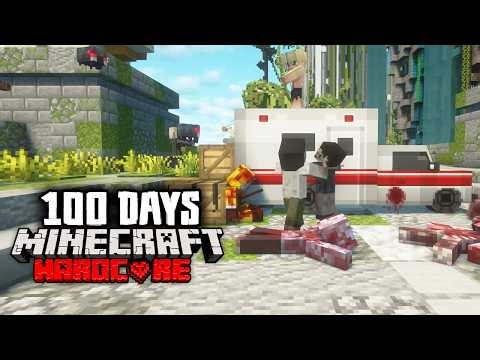 I Survived 100 Days in a TRUE Zombie Apocalypse in Hardcore Minecraft