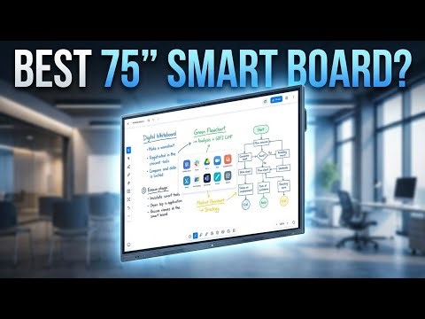 Is This the BEST 75″ 4K Smart Board? | Google EDLA Interactive Whiteboard