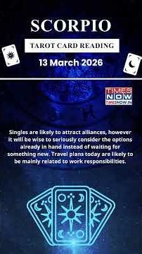 Scorpio Tarot Card Reading | March 13 | Astrology & Prediction Of Day #tarot #tarotreader #horoscope