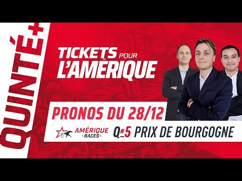 PRONOSTICS QUINTÉ+ DIMANCHE 28 DÉCEMBRE | On fait le papier du Prix de Bourgogne Q#5