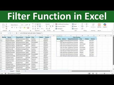 Excel FILTER Function Tutorial | Extract Data Instantly (Real-World Example)