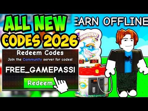 ALL WORKING BUILD AN ARCADE CODES ROBLOX - All New Build an Arcade Codes 2026! (UPDATED)