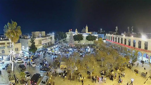 View of the Nativity Church and Manger Square in Bethlehem. #bethlehem #christmas #westbank #live #Reuters #News Keep up with the latest news from around the world: https://www.reuters.com/ | Reuters