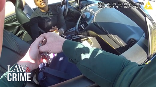 Bodycam video shows Olympic track star Sha’Carri Richardson being pulled over and arrested after reportedly driving 104 mph, while also allegedly cutting off other vehicles and tailgating. During the encounter, Richardson explained that she was speeding because a back tire was under-inflated, and asked the officer to “work with her” before her arrest. She was charged with dangerous excessive speeding of 100 mph or more. | Law&Crime