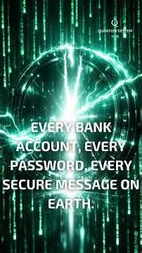 Quantum Computers Can Hack Everything #quantumcomputing #sciencetok #learnontiktok #mindblown