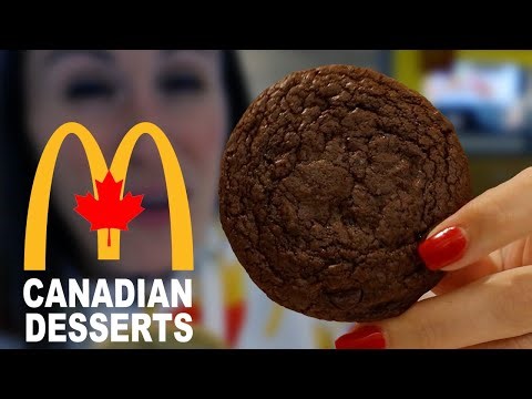 American Tries NEW Desserts at McDonald’s in Canada