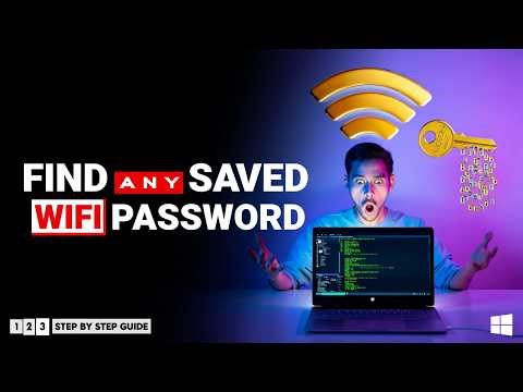 Find Any Saved WiFi Password on Windows Using CMD (Step-by-Step) 💻