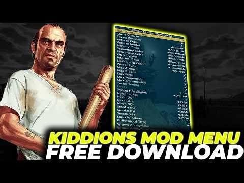 [NEW] GTA 5 Mod Menu PC 2026 🔥 Free Kiddions Mod Menu Download + Money Hack & Online Mods (WORKING)