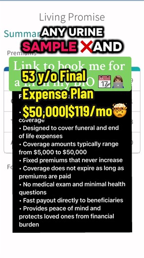 Final expense insurance is a type of life insurance designed to cover the costs that show up at the end of life. This includes funeral or cremation expenses, burial costs, medical bills, and other immediate expenses your family may face. In this example, a 53 year old woman secured fifty thousand dollars of final expense coverage. This is not about wealth building or investing. It is about making sure loved ones are not left scrambling to come up with cash during an emotional time. Funerals toda