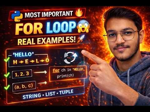 Python For Loop Explained 🤯 | You’ve Been Learning It Wrong!