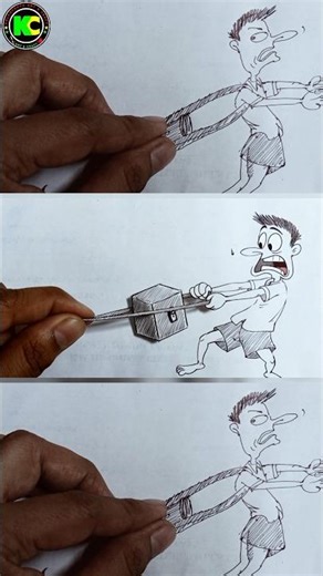 Funny Drawing To Animation 😂 | Amazing Art Transformation #shorts