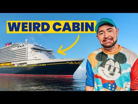 We Board Disney's STRANGEST Ship And Stay In An Even STRANGER Room!