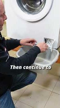 Washing Machine Not Draining or Emptying? How to Drain Manually & Clear a Blocked Pump Filter?