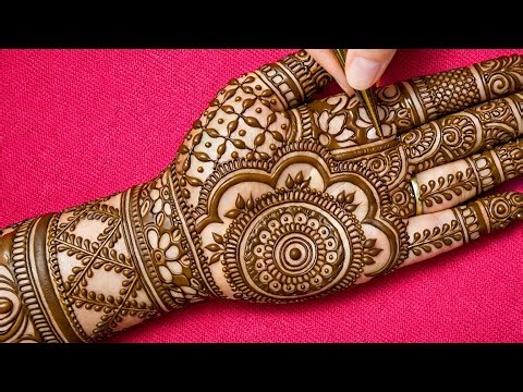 Very beautiful simple bridal mehndi design | Easy mehndi design | mehndi designs | mehndi