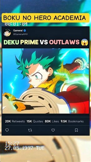 DEKU PRIME vs SUPER OUTLAWS 😱✨ | #myheroacademia #edit #mha #amv #anime