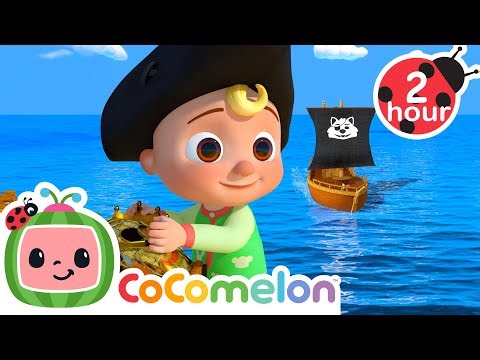 Who Will Be the Pirate King? 👑 CoComelon - Animal Time | Nursery Rhymes for Babies