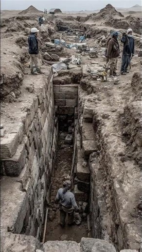 A Pyramid Complex Reveals an Unknown Building With Monumental Foundations