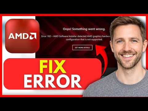 How To Fix AMD Graphics Driver Error 182 In Windows (EASY) 2026
