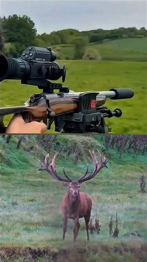 Massive Bull Elk Taken Down | Precision Sniper Hunt #hunting #elk