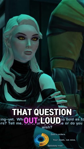 Is she insane? 💃 #swtor #starwars