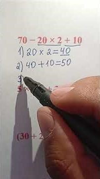 How to Perform Mathematical Operations Step by Step #maths #mathematica #mathematics #mathtrick