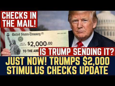 JUST NOW! Trumps $2,000 Stimulus Checks Update | Is He Sending It?