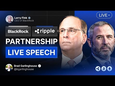 LIVE: BlackRock Partners with Ripple for Massive Asset Tokenization! Game Changer for XRP Holders!