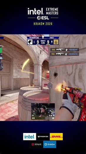 910- Wins A CLUTCH 1V3 Under Massive Pressure #esl #iem #krakow #cs #cs2 #clutch